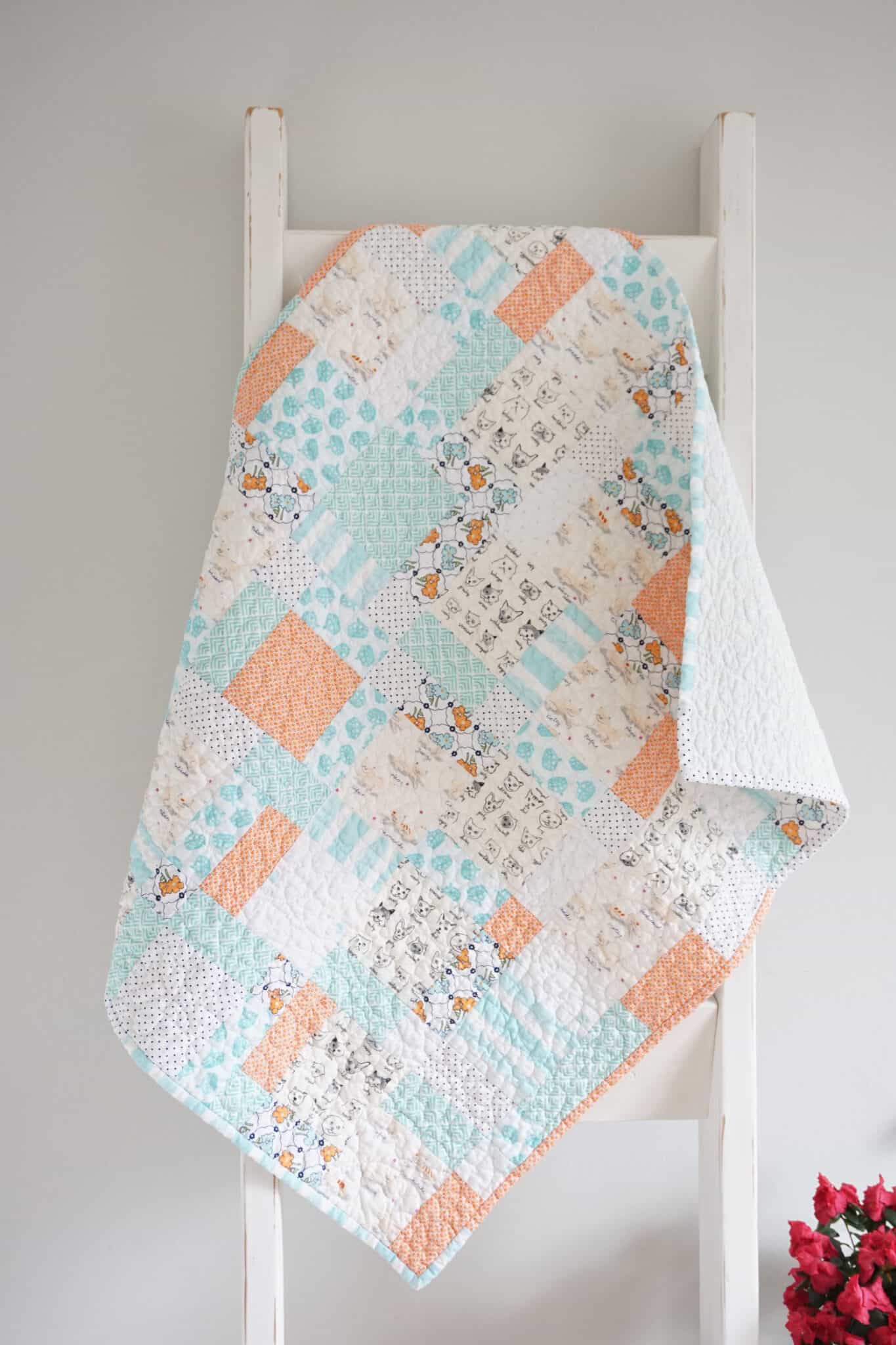 Best Free Baby Quilt Patterns To Sew - AppleGreen Cottage