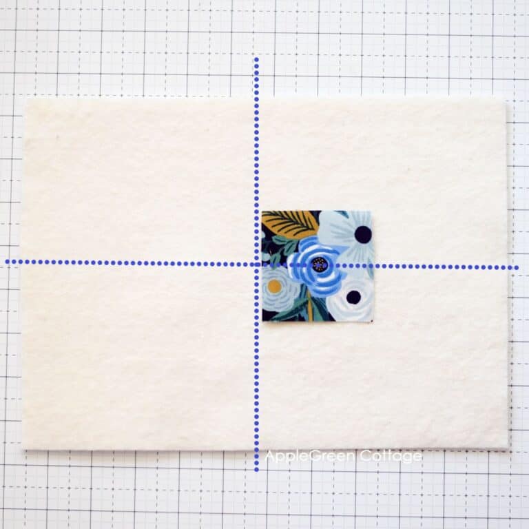 Quilt As You Go Mug Rug - AppleGreen Cottage