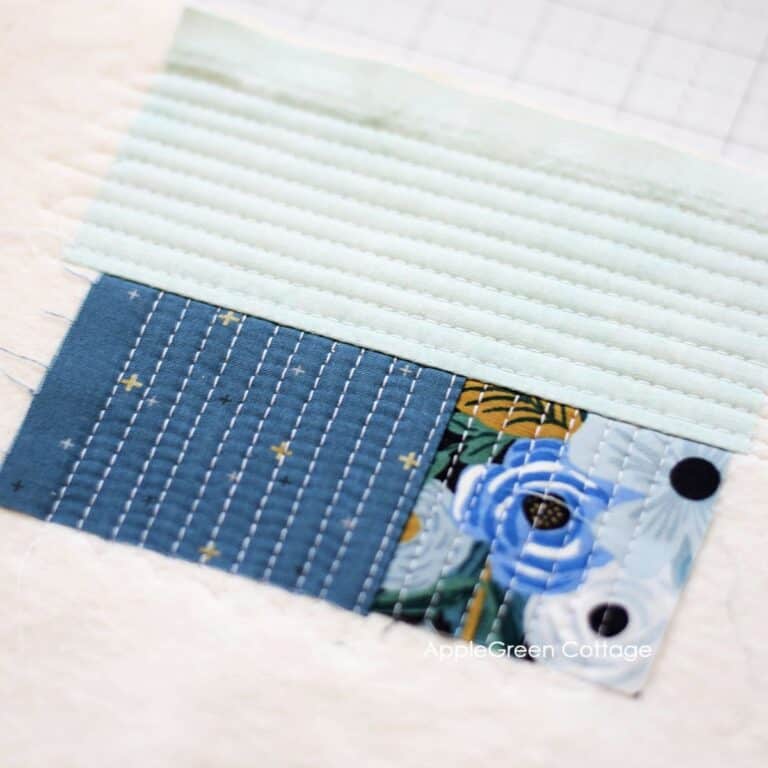 Quilt As You Go Mug Rug - AppleGreen Cottage