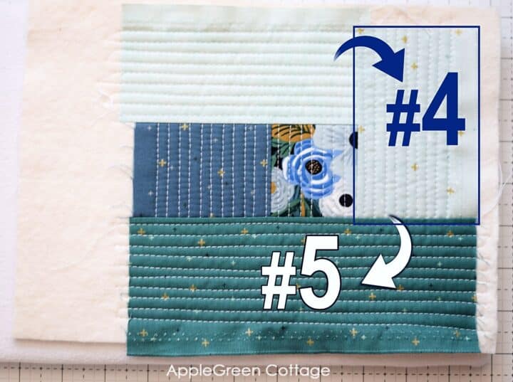 Quilt As You Go Mug Rug - AppleGreen Cottage