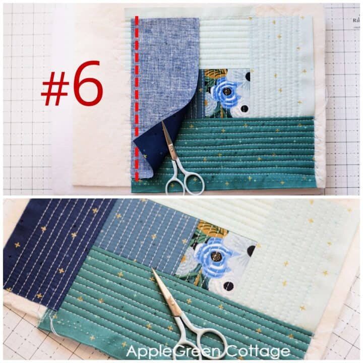 Quilt As You Go Mug Rug - AppleGreen Cottage