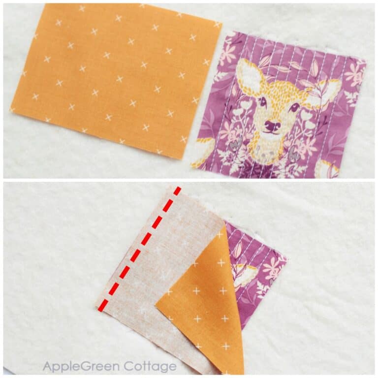 Quilt as You Go Tutorial For Beginners - AppleGreen Cottage