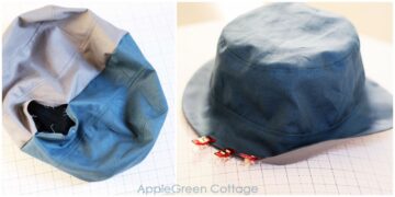 FREE Bucket Hat Pattern by AppleGreen Cottage - in 5 Sizes!