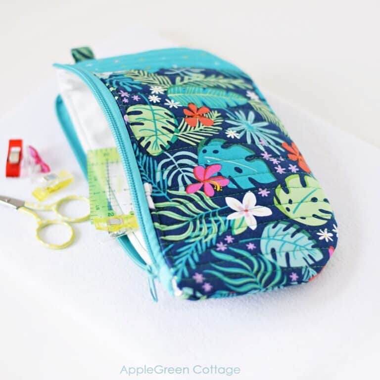 The Quilted Pouch Pattern That Beginners Adore! - AppleGreen Cottage