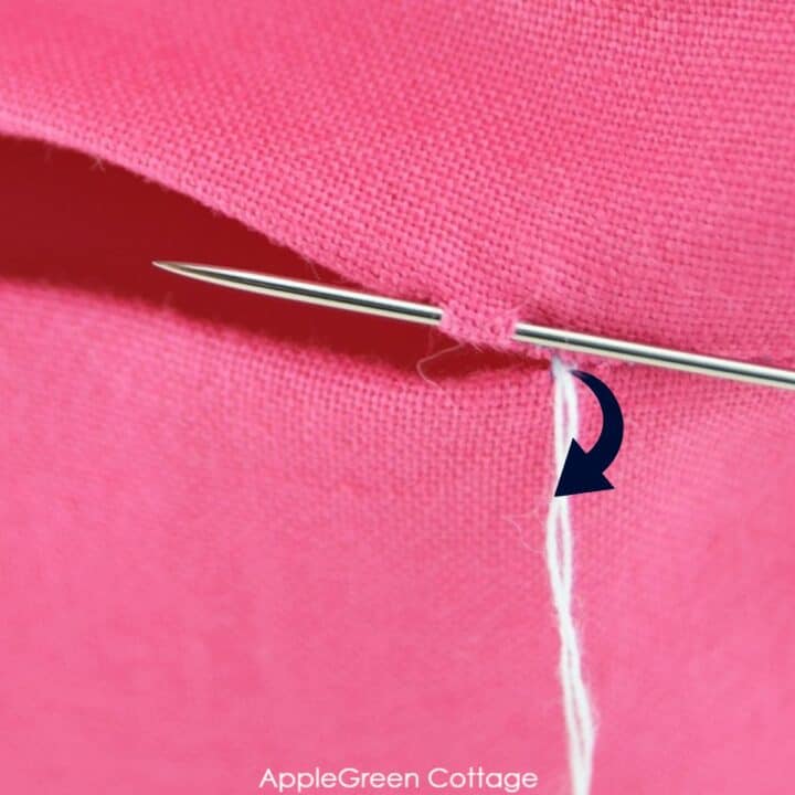 How To Do An Invisible Stitch (Ladder Stitch) by Hand