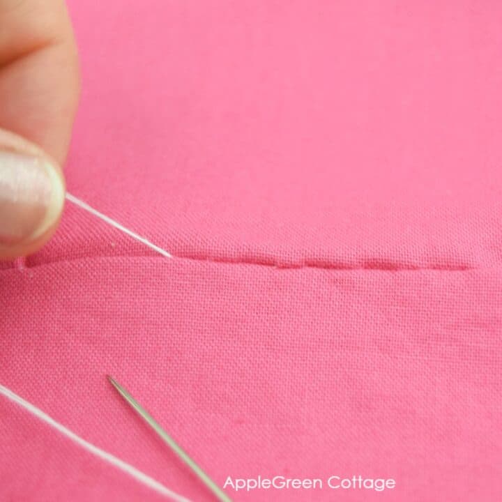 How To Do An Invisible Stitch (Ladder Stitch) by Hand
