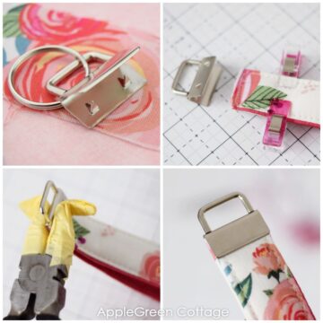 How to Make a Keychain - AppleGreen Cottage
