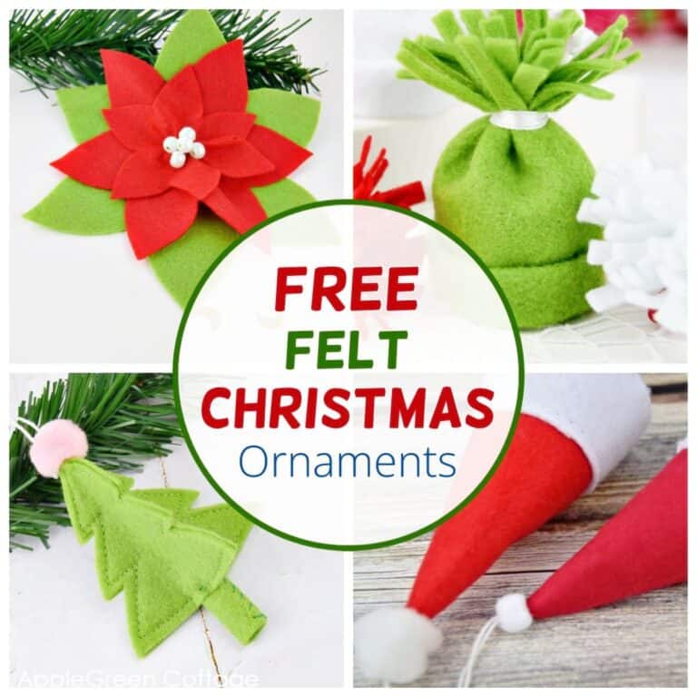 Felt Ornament Patterns For Your Christmas Tree In 2024