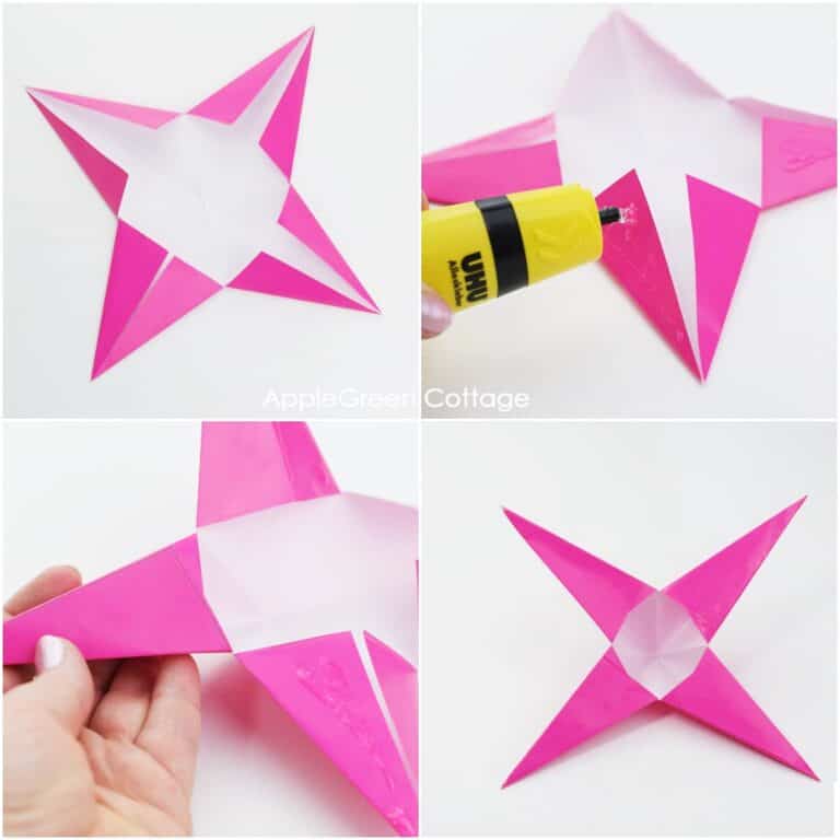 How To Make Paper Stars - AppleGreen Cottage
