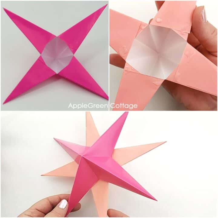 How To Make Paper Stars - AppleGreen Cottage