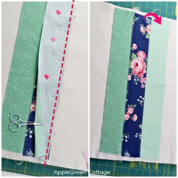 Easy Quilted Table Runner Pattern - AppleGreen Cottage