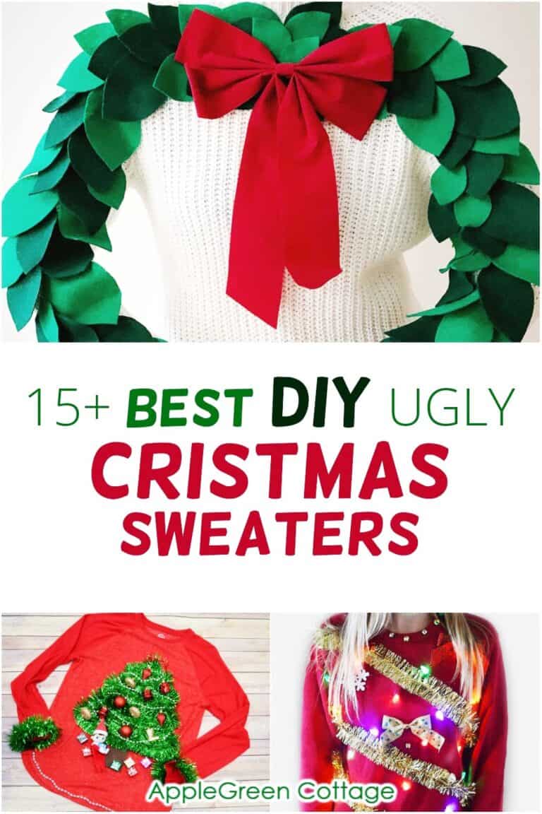 15+ Best Diy Ugly christmas sweater Ideas for 2022 - AppleGreen Cottage
