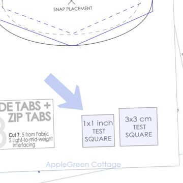 How To Print A PDF Sewing Pattern - AppleGreen Cottage