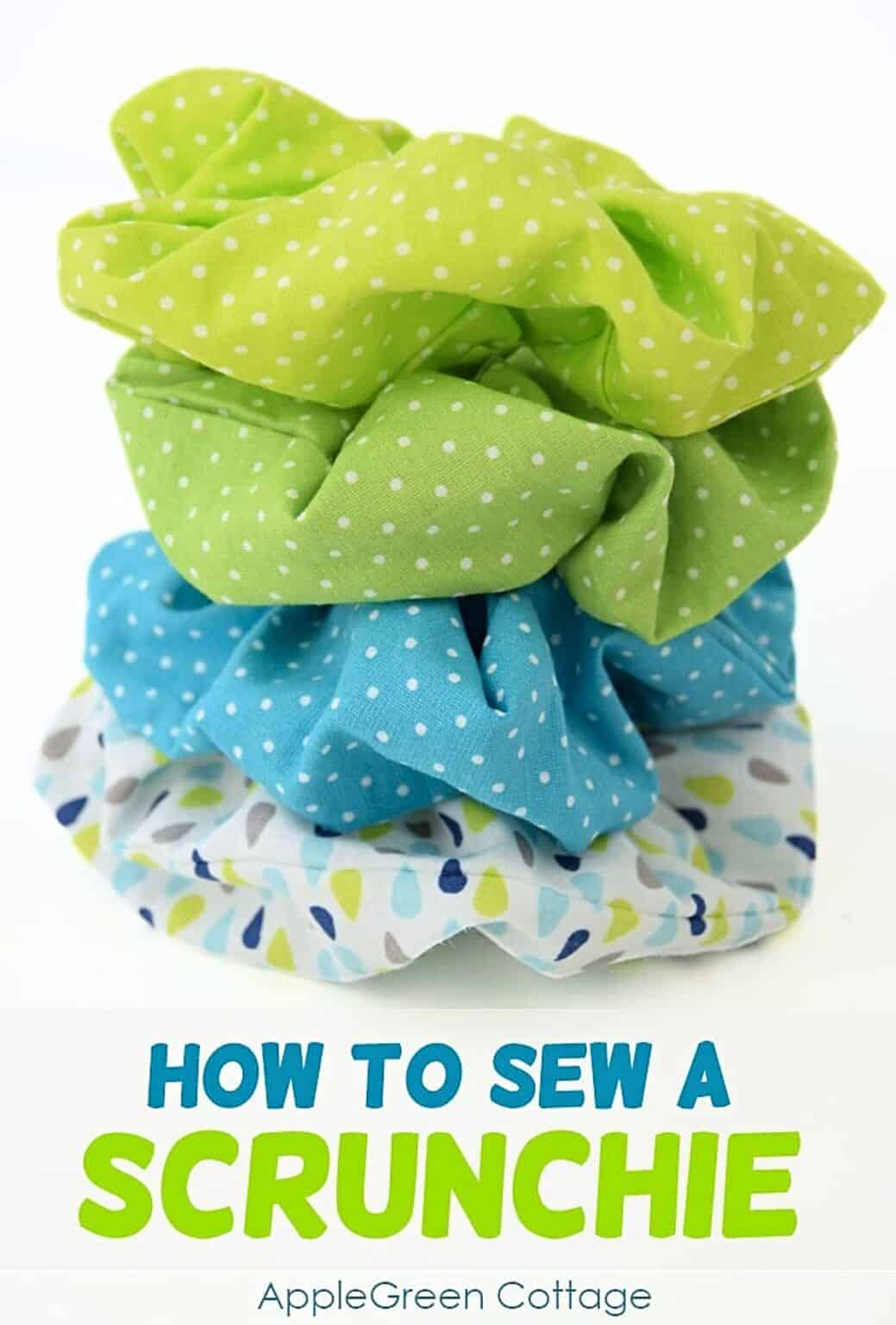 How To Make A Scrunchie - 7 Sizes - Easy And QUICK!