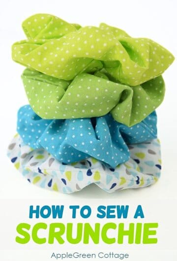 How To Make A Scrunchie - 7 Sizes - Easy And QUICK!