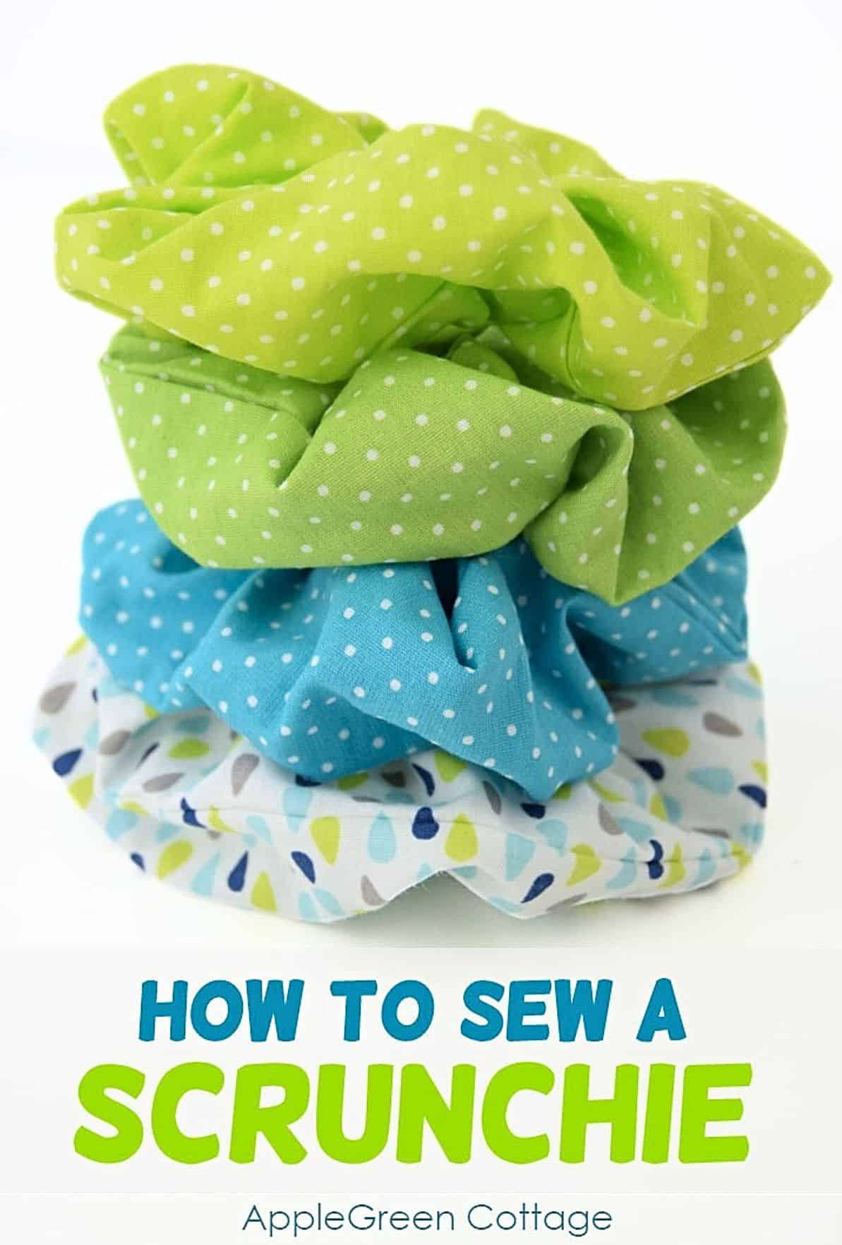 How To Make A Scrunchie - 7 Sizes - Easy And QUICK!