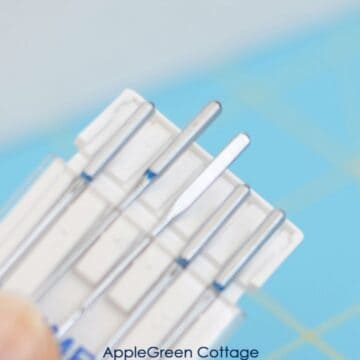 How To Change A Sewing Machine Needle - AppleGreen Cottage