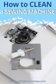 How To Clean A Sewing Machine - AppleGreen Cottage