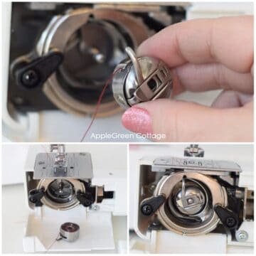 How To Thread A Sewing Machine - AppleGreen Cottage