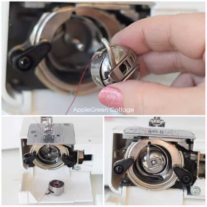 How To Thread A Sewing Machine - AppleGreen Cottage