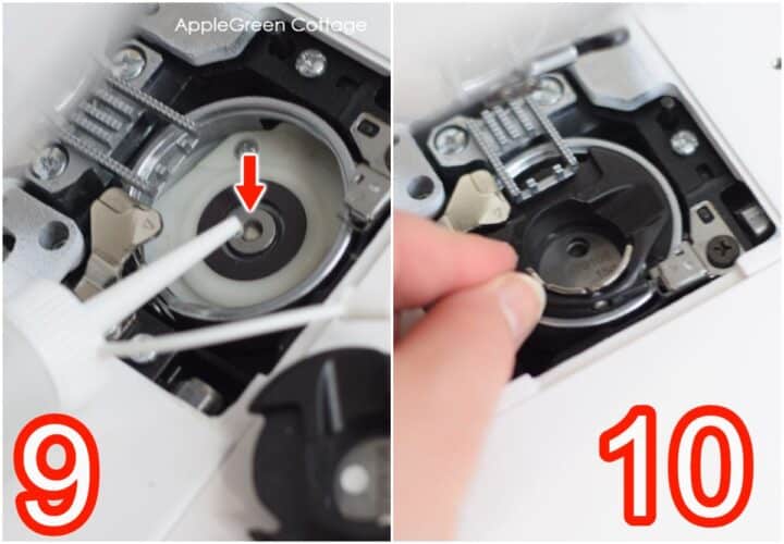 How To Clean A Sewing Machine - AppleGreen Cottage