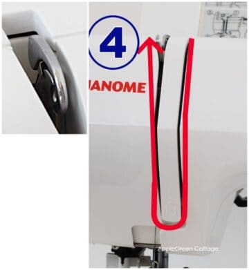 How To Thread A Sewing Machine - AppleGreen Cottage