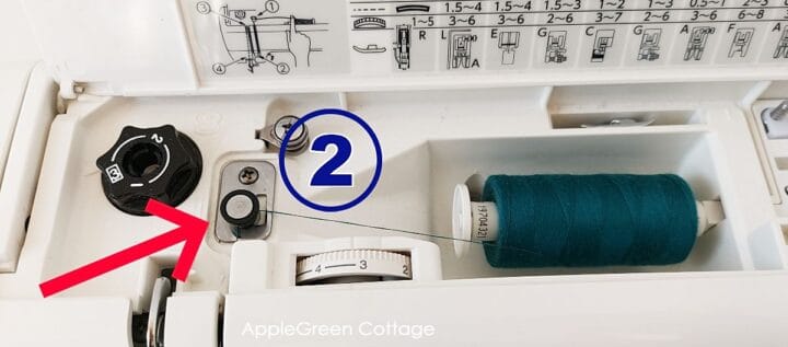 How To Thread A Sewing Machine - AppleGreen Cottage