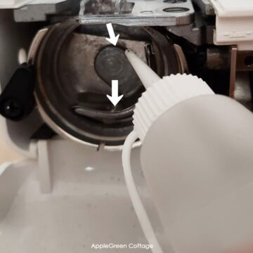 How To Oil A Sewing Machine - AppleGreen Cottage
