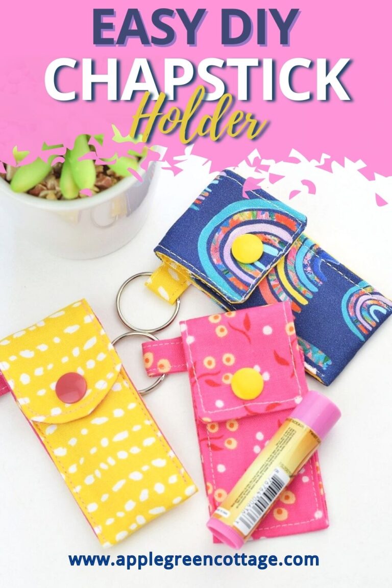 Diy Chapstick Holder - Free Pattern - AppleGreen Cottage
