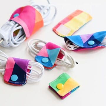 How To Make A Cord Keeper - Diy Cord Wrap - AppleGreen Cottage