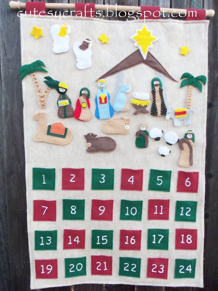 40+ BEST Reusable Diy Advent Calendars - AppleGreen Cottage