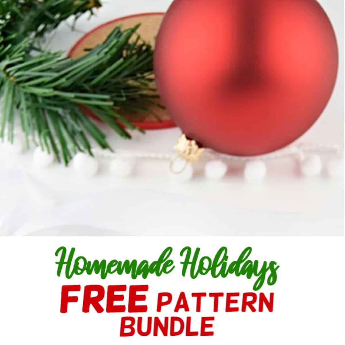 Christmas Ornament Ideas + A Huge Free Holiday Pattern Bundle!