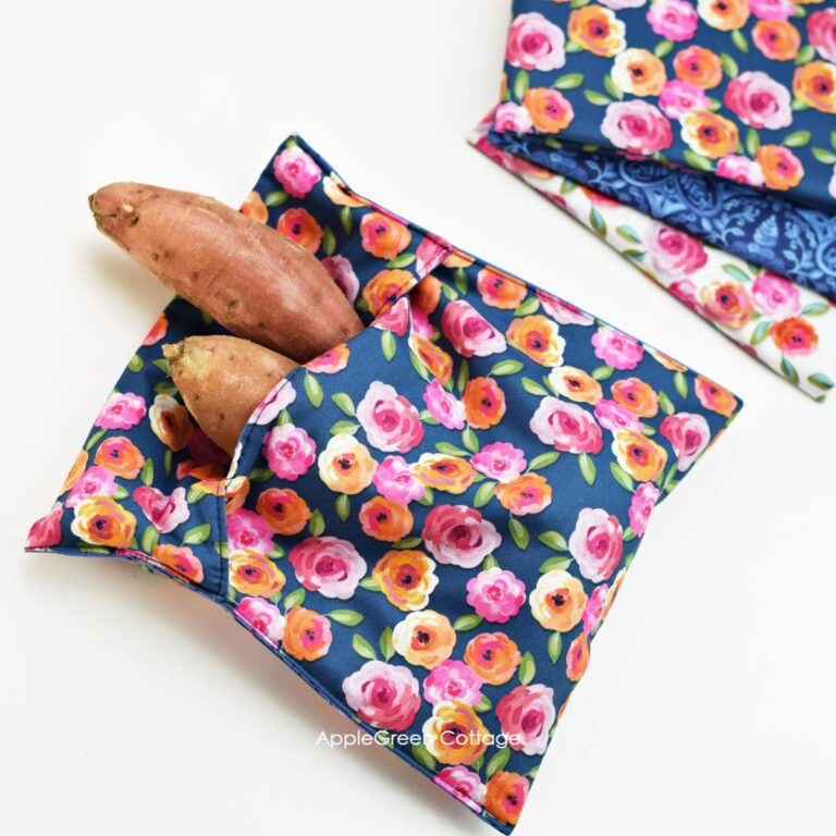 DIY Microwave Potato Bag - AppleGreen Cottage