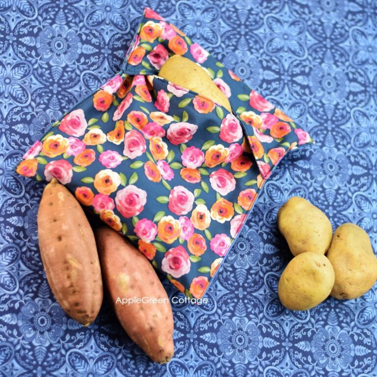 DIY Microwave Potato Bag - AppleGreen Cottage
