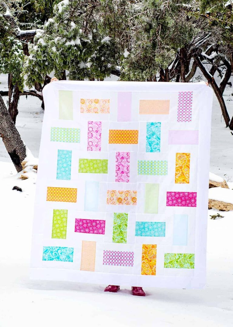 30+ Easy & Free Quilt Patterns For Beginners - AppleGreen Cottage