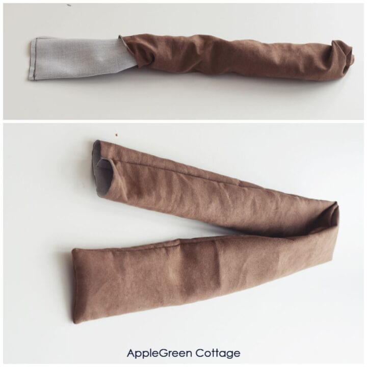 DIY Door Draft Stopper - Easy and Effective! - AppleGreen Cottage