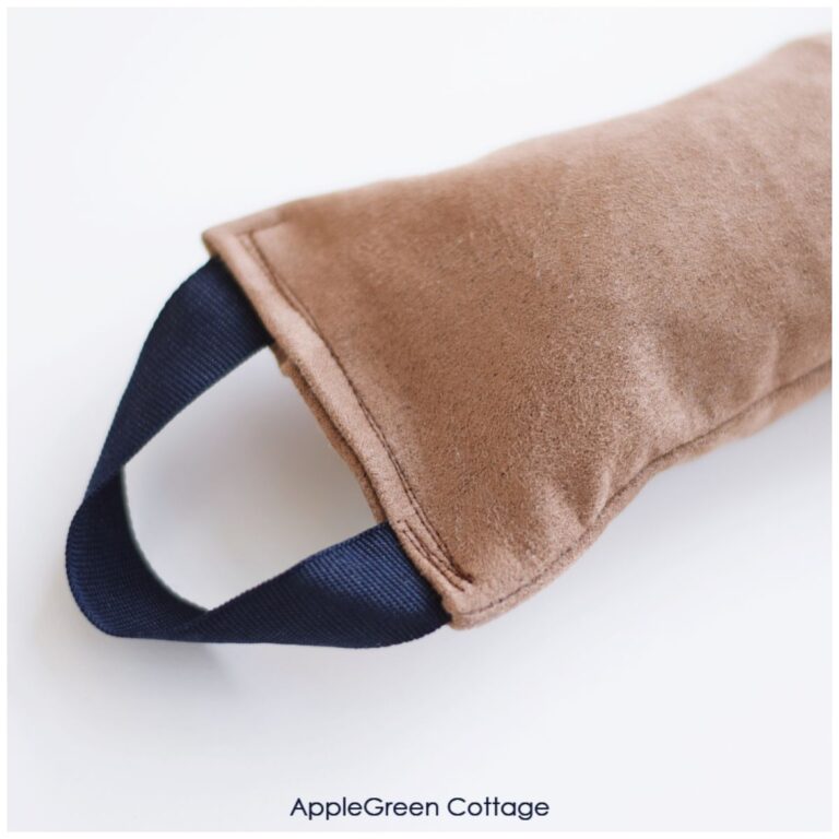 DIY Door Draft Stopper - Easy and Effective! - AppleGreen Cottage