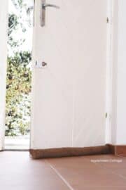 DIY Door Draft Stopper - Easy and Effective! - AppleGreen Cottage