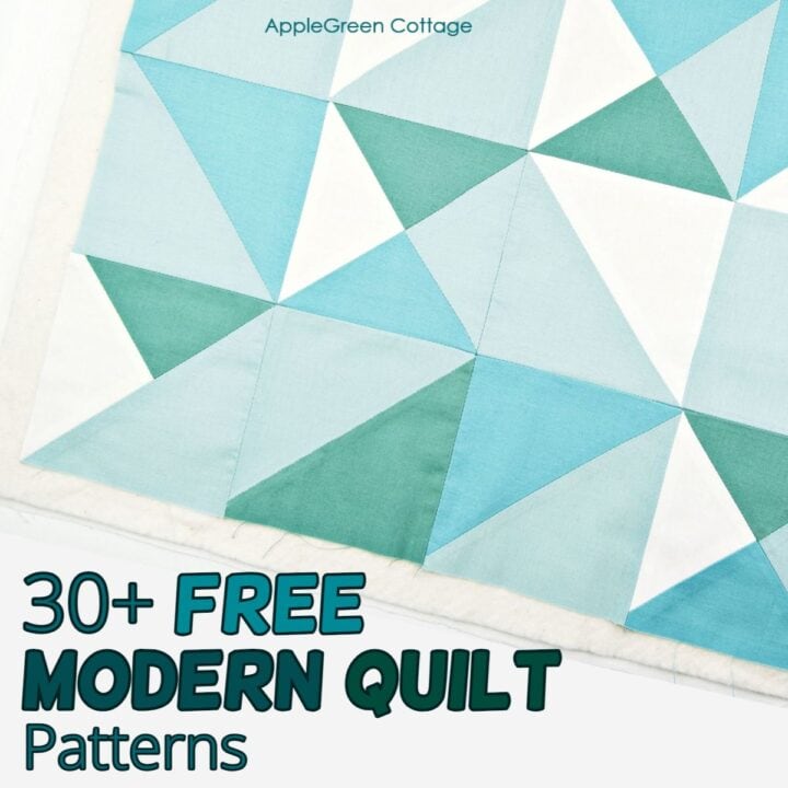 30+ Free Modern Quilt Patterns For Everyone