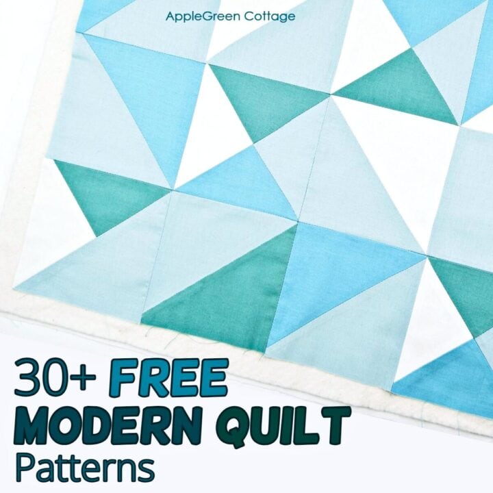 30+ Free Modern Quilt Patterns For Everyone