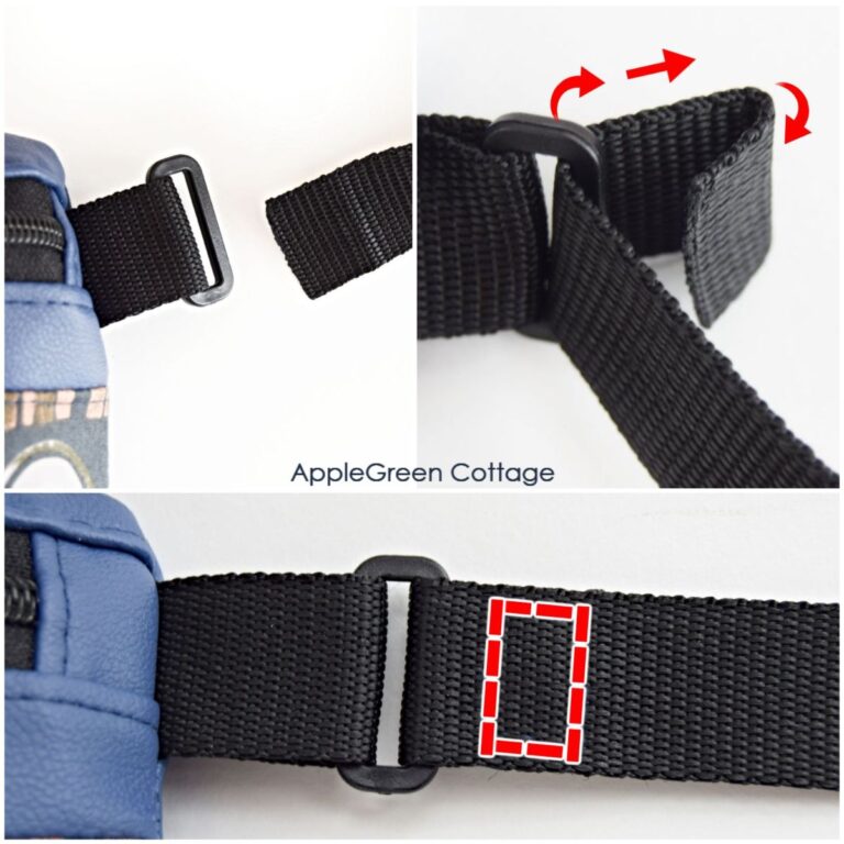 How To Attach a Side-Release Buckle to a Bag - AppleGreen Cottage