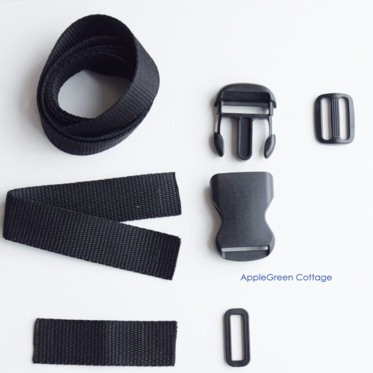 How To Attach a Side-Release Buckle to a Bag - AppleGreen Cottage