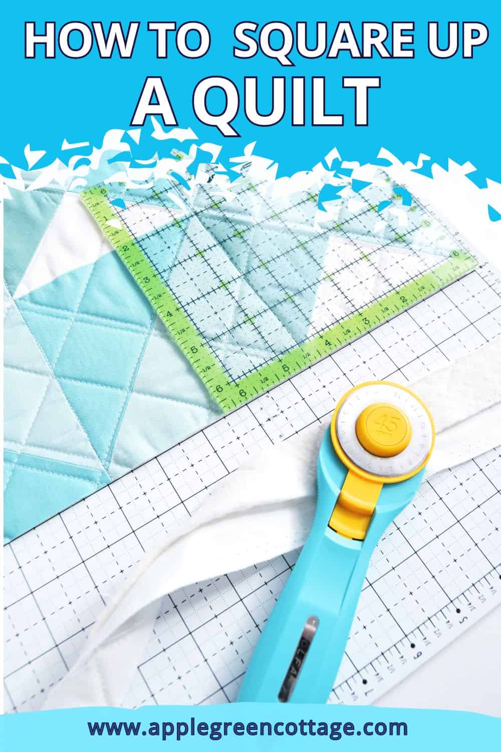 See How to Square Up a Quilt for a Perfect Finish!