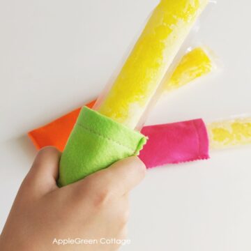 Diy Freeze Pop Holder Sleeve for Ice Pops - In Minutes!