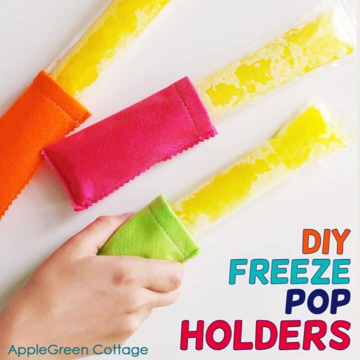 Diy Freeze Pop Holder Sleeve for Ice Pops - In Minutes!