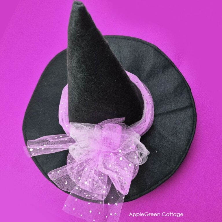 Diy Witch Hat Pattern in 3 Sizes - AppleGreen Cottage