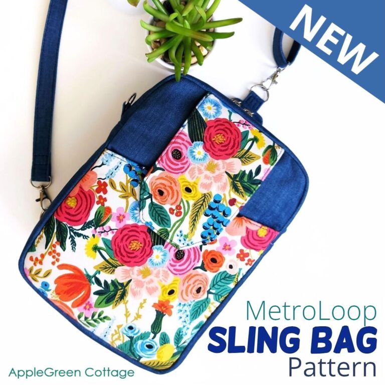 7 Absolutely Free Zipper Bag Patterns You'll Love - AppleGreen Cottage