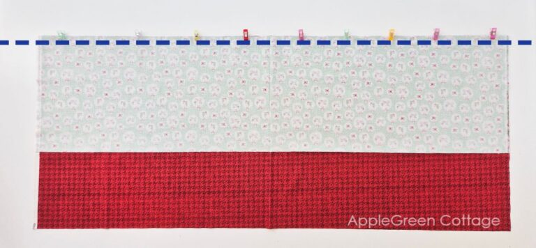 Sew An Easy Christmas Table Runner with Pointed Ends - Fast!