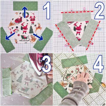 Quilted Hexagon Table Topper Pattern - AppleGreen Cottage