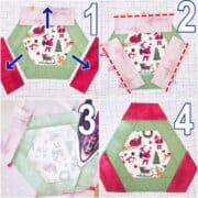 Quilted Hexagon Table Topper Pattern - AppleGreen Cottage